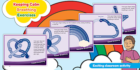 Mindfulness Breathing Exercise Cards