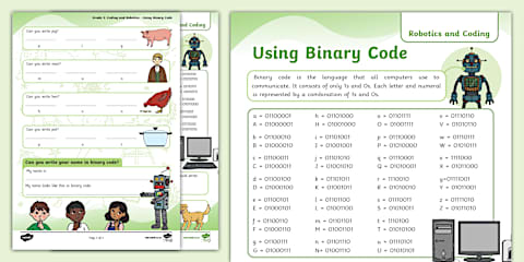 Grade 3 Robotics and Coding- Coding -Worksheet: Let's Travel