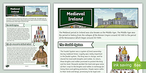 The Feudal System Pyramid (Activity Sheet)