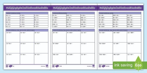 Decimal Word Problems Worksheet | Year 6 Maths | Twinkl