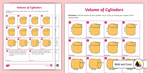 Eighth Grade Volume of Cones, Cylinders, and Spheres Mystery Picture ...