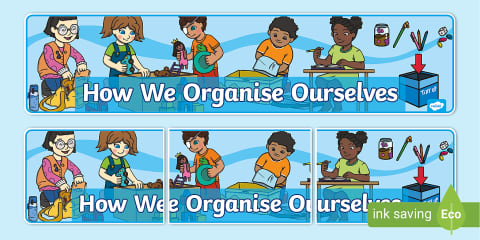 PYP: How We Organise Ourselves display banner
