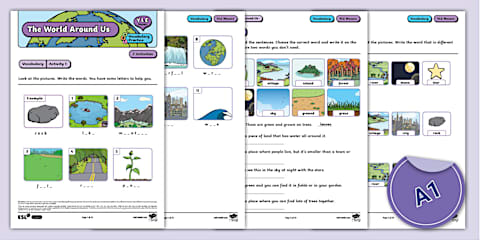 YLE A1 Movers - Vocabulary Activity Sheet (Transport) [A1]