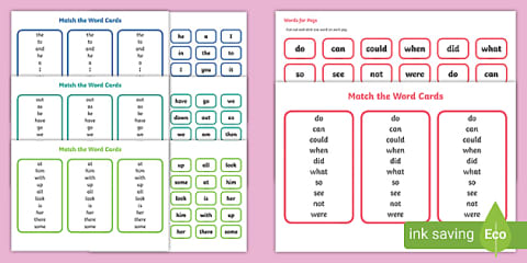 Complete the High Frequency Sentence Using CCVC Words Worksheets