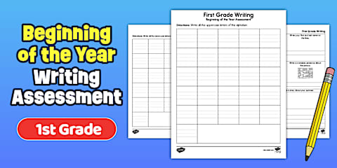 First Grade Beginning of the Year ELA Reading Assessment