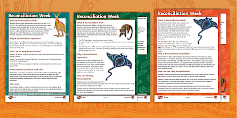 Reconciliation Week Pledge Worksheet