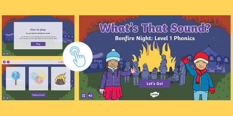 Level 1 Phonics Autumn Environmental Sounds Game