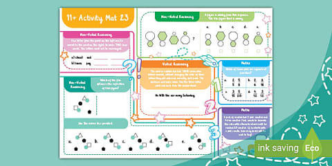 11+ Activity Mat 21