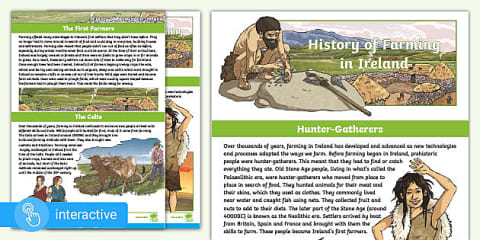 Farming Then and Now Comparison Activity
