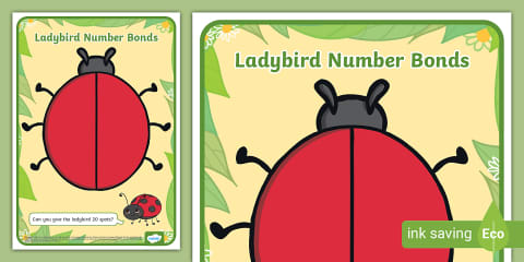 Play-Doh: Number Bonds of 10 Ladybird Mat