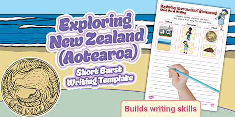 Food From New Zealand (Aotearoa) Poem Writing Template