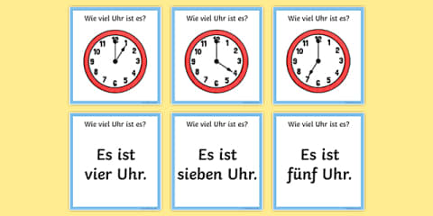 Telling the Time in German PowerPoint