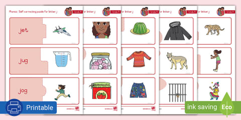 Grade R Phonics: Self-correcting Puzzles: Letter d (CAPS Aligned)