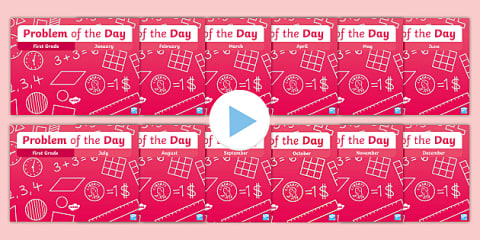 Fourth Grade Math Review | 12-Months of PowerPoints Pack