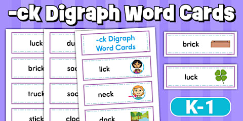 Grade 2: -ck Flashcards