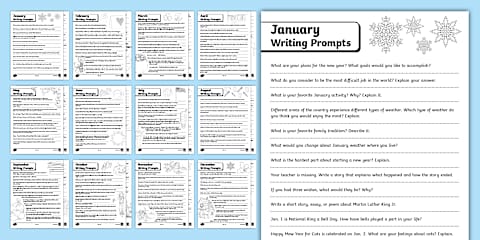 October Journal Writing Prompts for 3rd-5th Grade