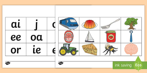 Phonics - ‘ai’, ‘j’, ‘oa’, ‘ie’, ‘ee’, ‘or’ Board Game