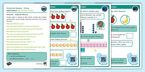 Year 1 Diving into Mastery: Step 7 Subtraction - Counting Back Activity ...