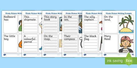 Pirates Caption Writing Activity