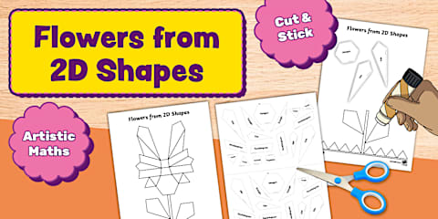 The Great Shape Race - Create a 2D Shape Face Art Activity