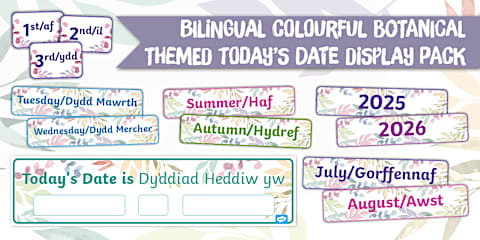 Secondary Bilingual Days of the Week Posters