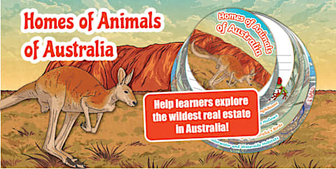 Adaptations of Australian Animals Flipbook Template