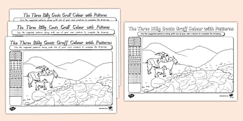 The Three Billy Goats Gruff Story PowerPoint