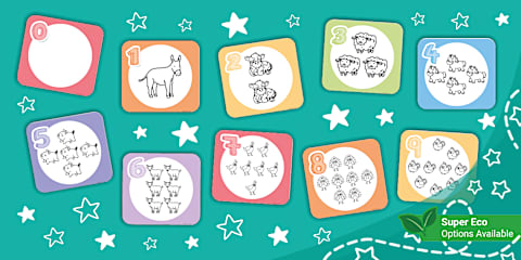 My First Counting Safari Animals Flashcards