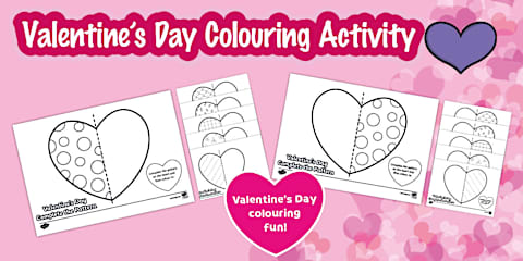 The Languages of Love Colouring Page