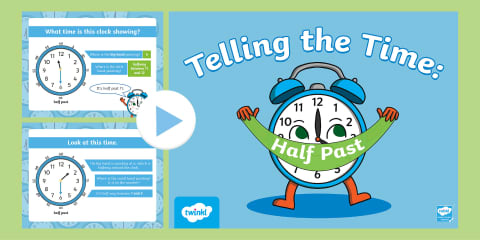 Telling the Time Song Animation