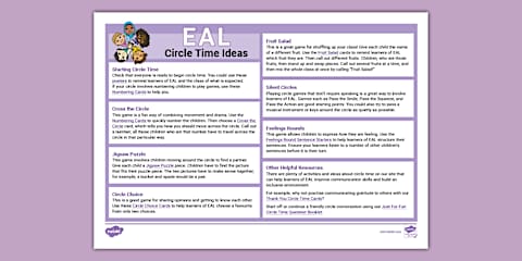 Circle Time Questions | Resource | Twinkl USA