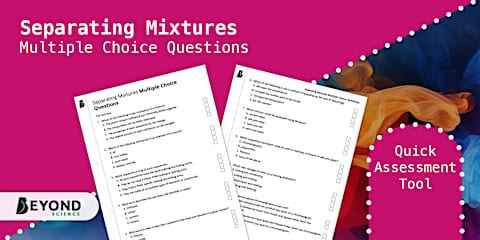 Separating Mixtures Word Mat