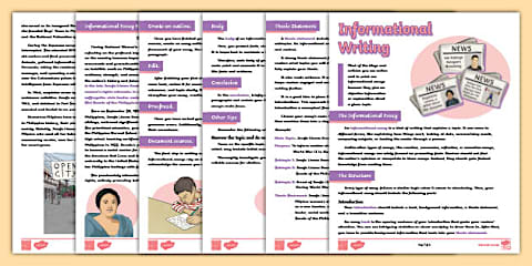Fifth Grade Informational/Expository Writing Genre Checklist