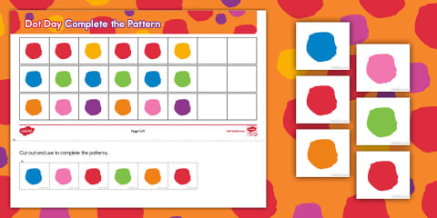 Spring Complete the Pattern Worksheet
