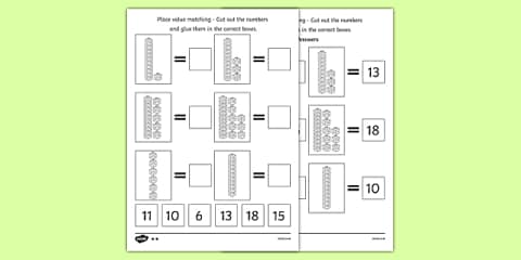 Tens and Ones Place Value Chart | F-2 Mathematics