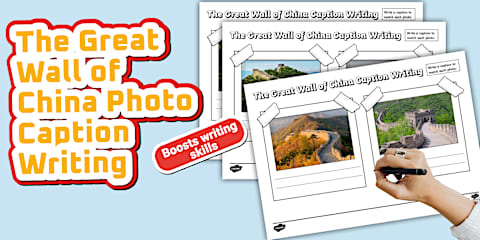 Planets Photo Caption Writing Template
