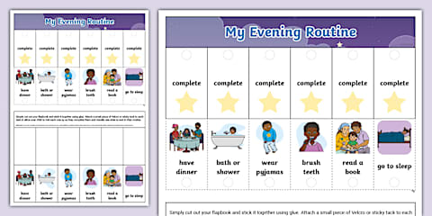 Morning Routine Checklist Display Poster