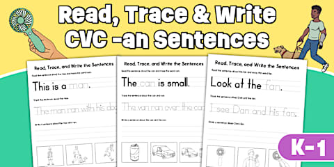 Sight Word Fluency Strips for K-1st Grade