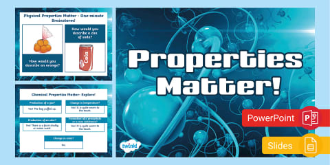 PowerPoint: Matter and its Measurement