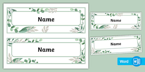 Botanical-Themed Display Pack - Class Displays - Twinkl