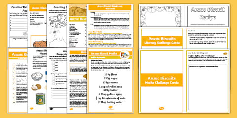 Anzac Biscuit Sequencing Activity - Australia - Twinkl