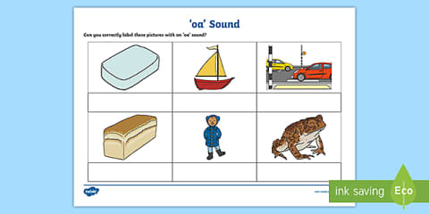 Alternative Spelling For oa Sound Worksheet