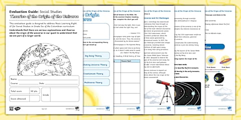 Working Guide: The History of the Universe
