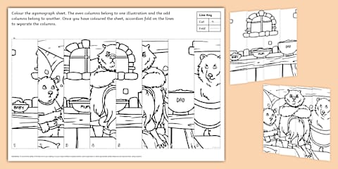 Goldilocks Colour with Patterns Activity