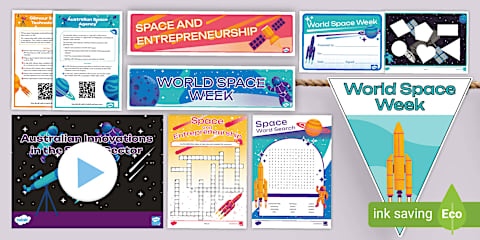 Years 3-6 World Space Week Activity Mat