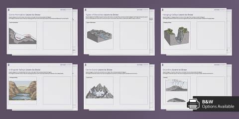 Corrie Formation Learn to Draw Worksheet