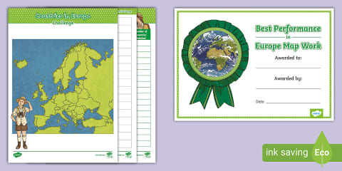 Europe Fact File Template