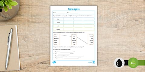 Word and Synonym Card Sort