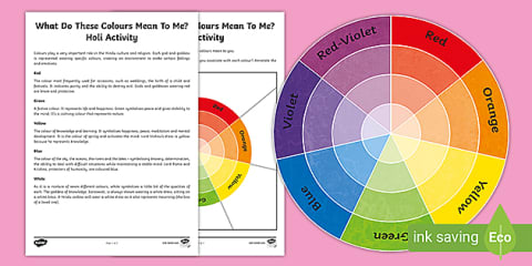 Prahlad and Holika Sequencing Holi Activity Sheet
