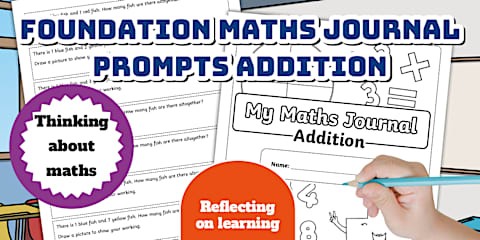 Foundation Maths Journal Prompts Addition